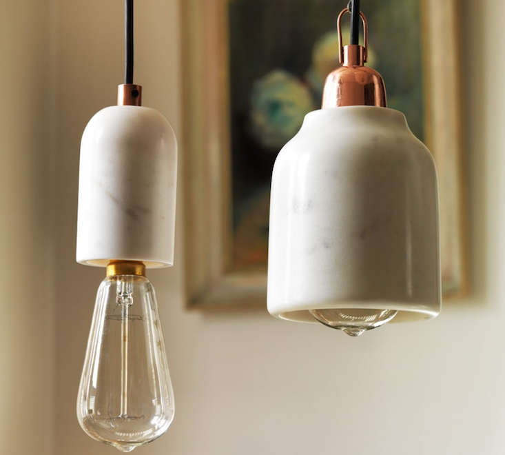 8 Marble Lights Straight from the Quarry - Remodelista