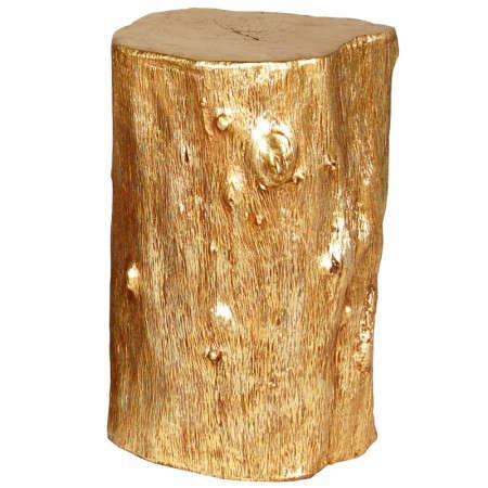 Gold Log Stool