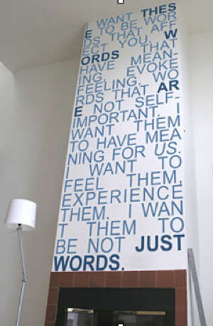 Graphic Lettering as Art - Remodelista