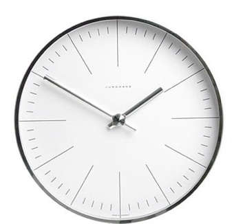 Wall Clock with Lines