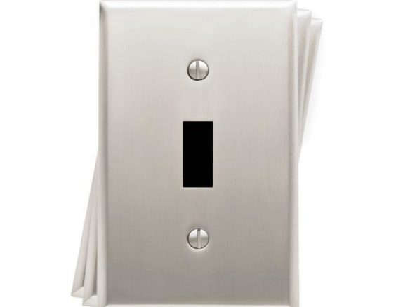 Aluminum Single Switch Plate