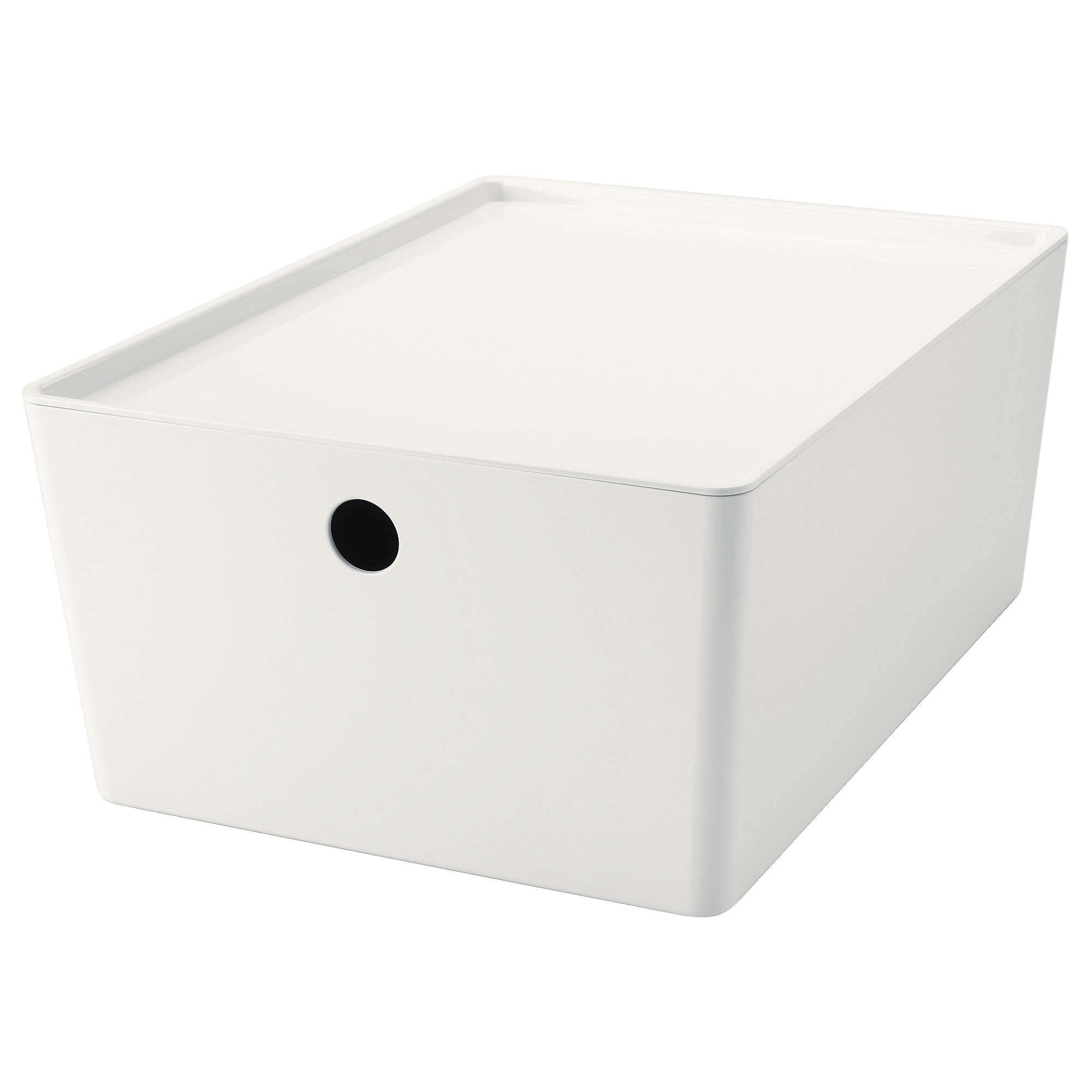 Kuggis Box With Lid - White